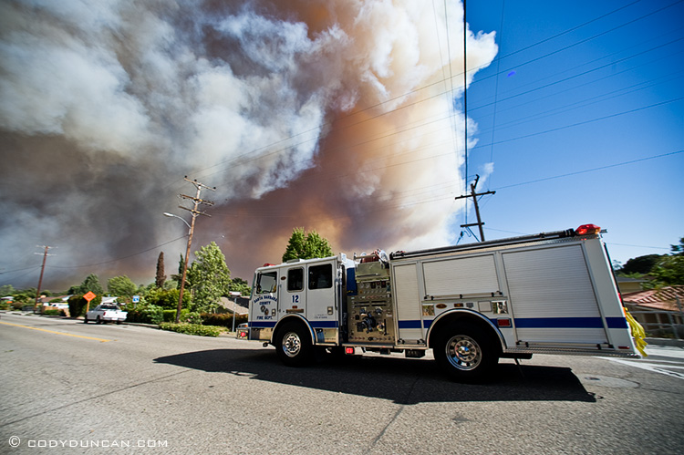Jesusita Fire photos, Santa Barbara, California. Wednesday May 6, 2009 ...