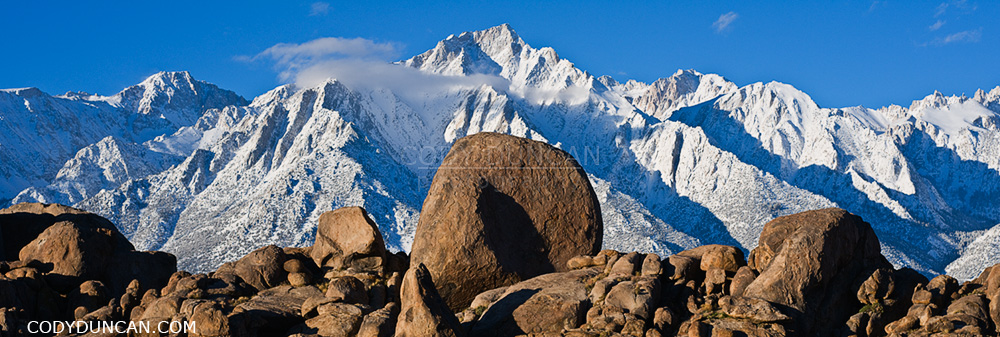 panoramic landscape stock photography - Alabama Hills, California ...