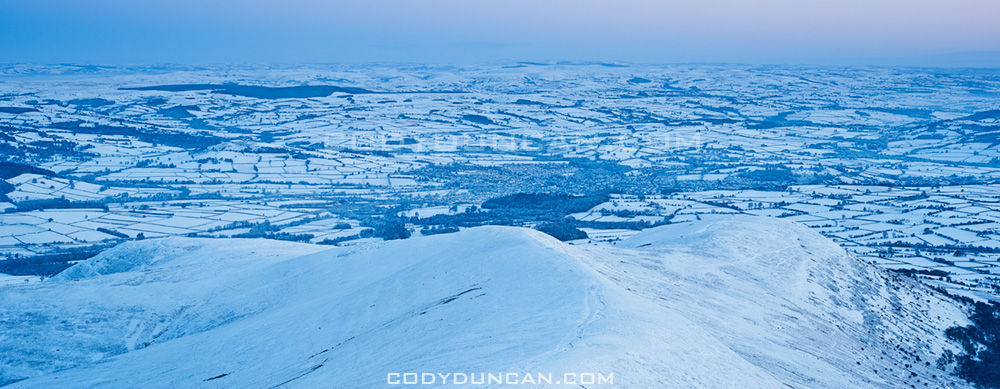 November 2010 winter snow Brecon Beacons Wales | Cody Duncan Photography